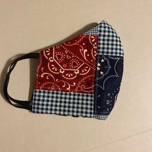 Accessories | Western Patchworkcow Print Doublesided Face Mask | Poshmark